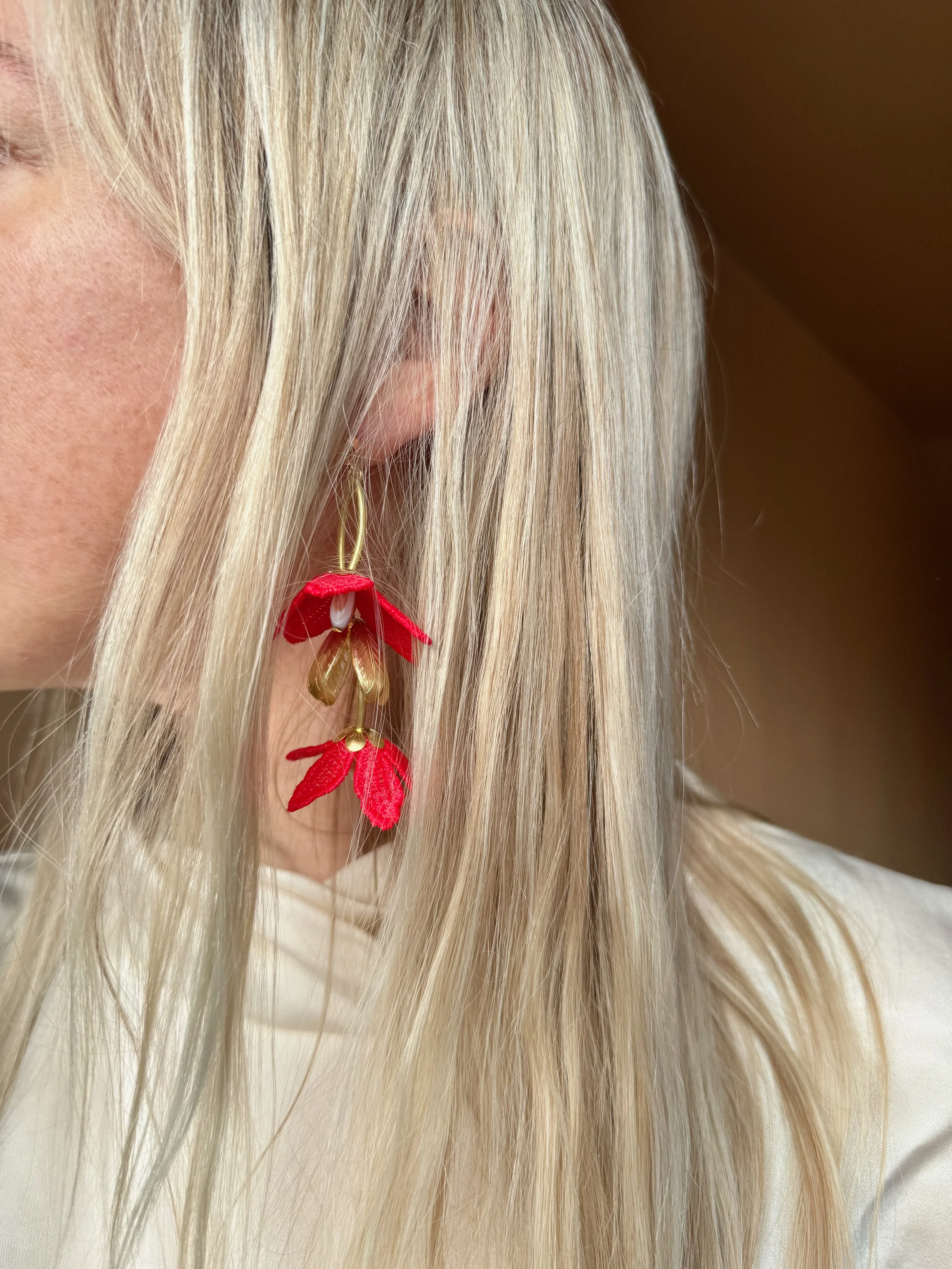 Tiaré earrings — This Ilk - Vintage lace statement jewelry
