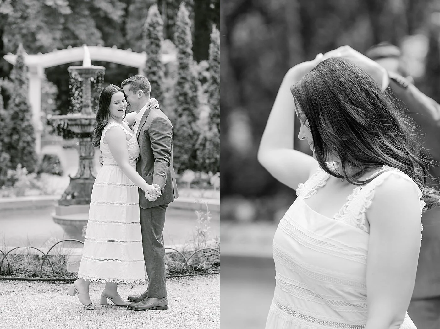 Rachel and Cameron's Newfields Engagement Session — Rebecca Shehorn ...