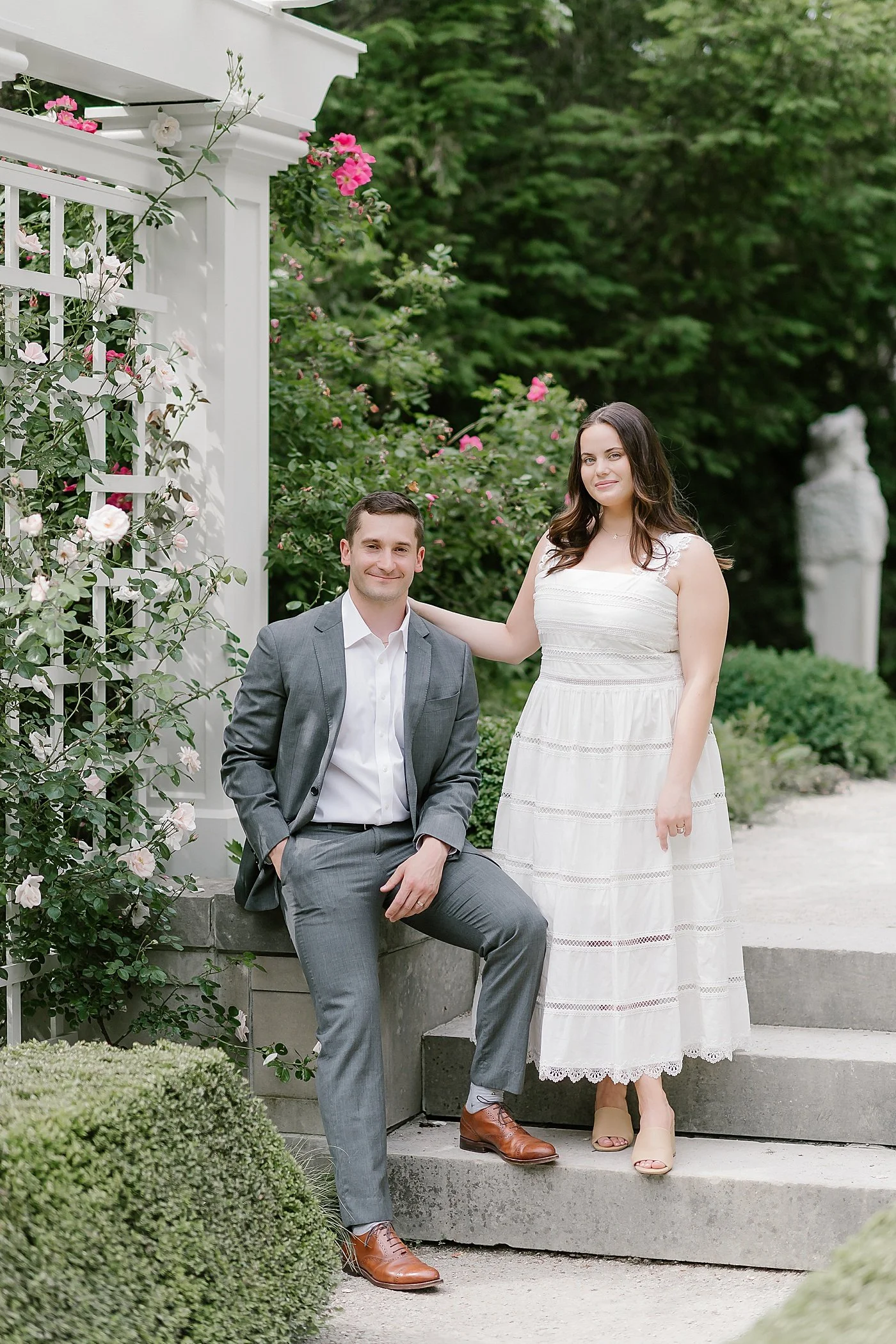 Rachel and Cameron's Newfields Engagement Session — Rebecca Shehorn ...