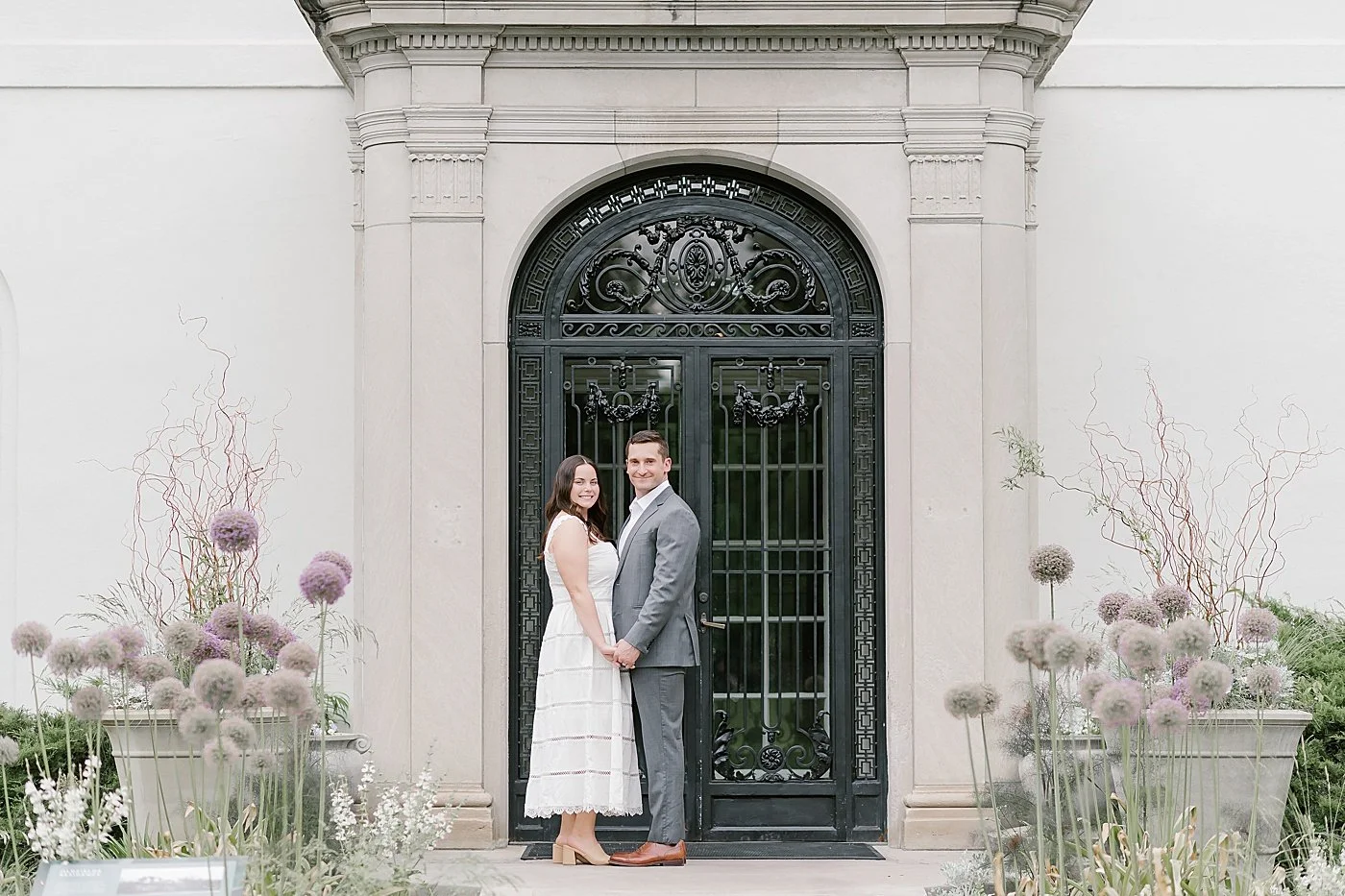 Rachel and Cameron's Newfields Engagement Session — Rebecca Shehorn ...