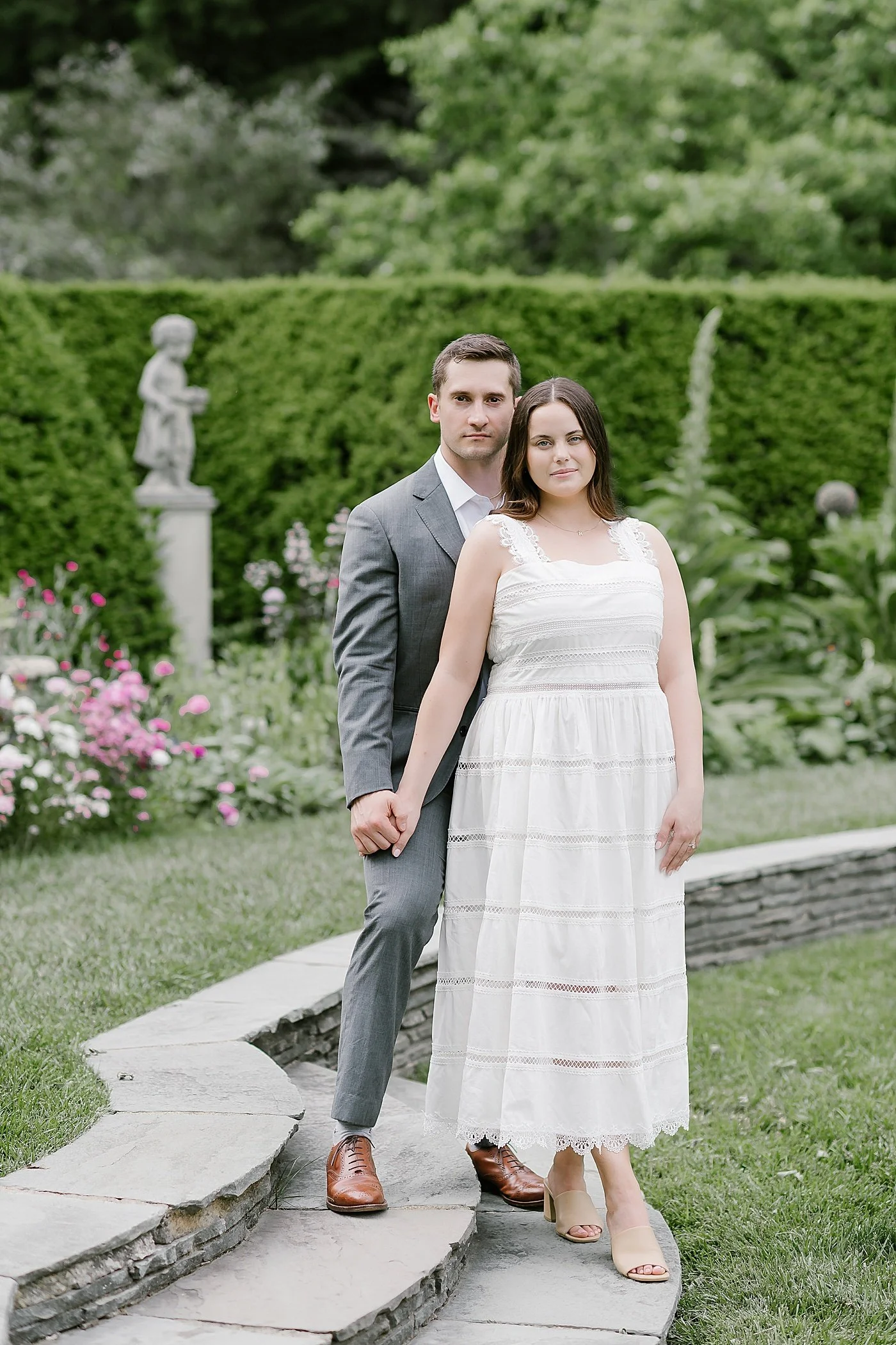 Rachel and Cameron's Newfields Engagement Session — Rebecca Shehorn ...