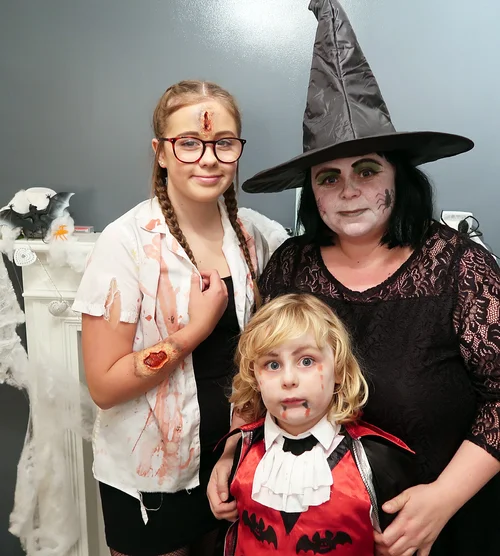 Spooky fun at our Halloween party and how to make a zombie bite in 10 ...