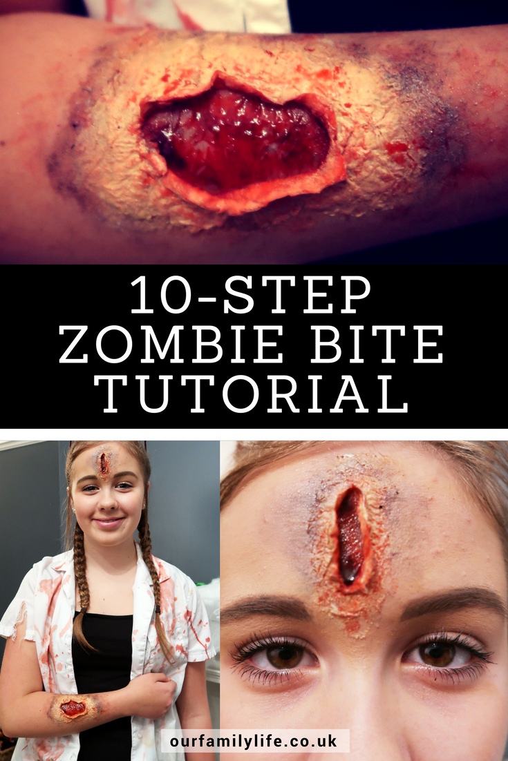 Spooky fun at our Halloween party and how to make a zombie bite in 10 ...