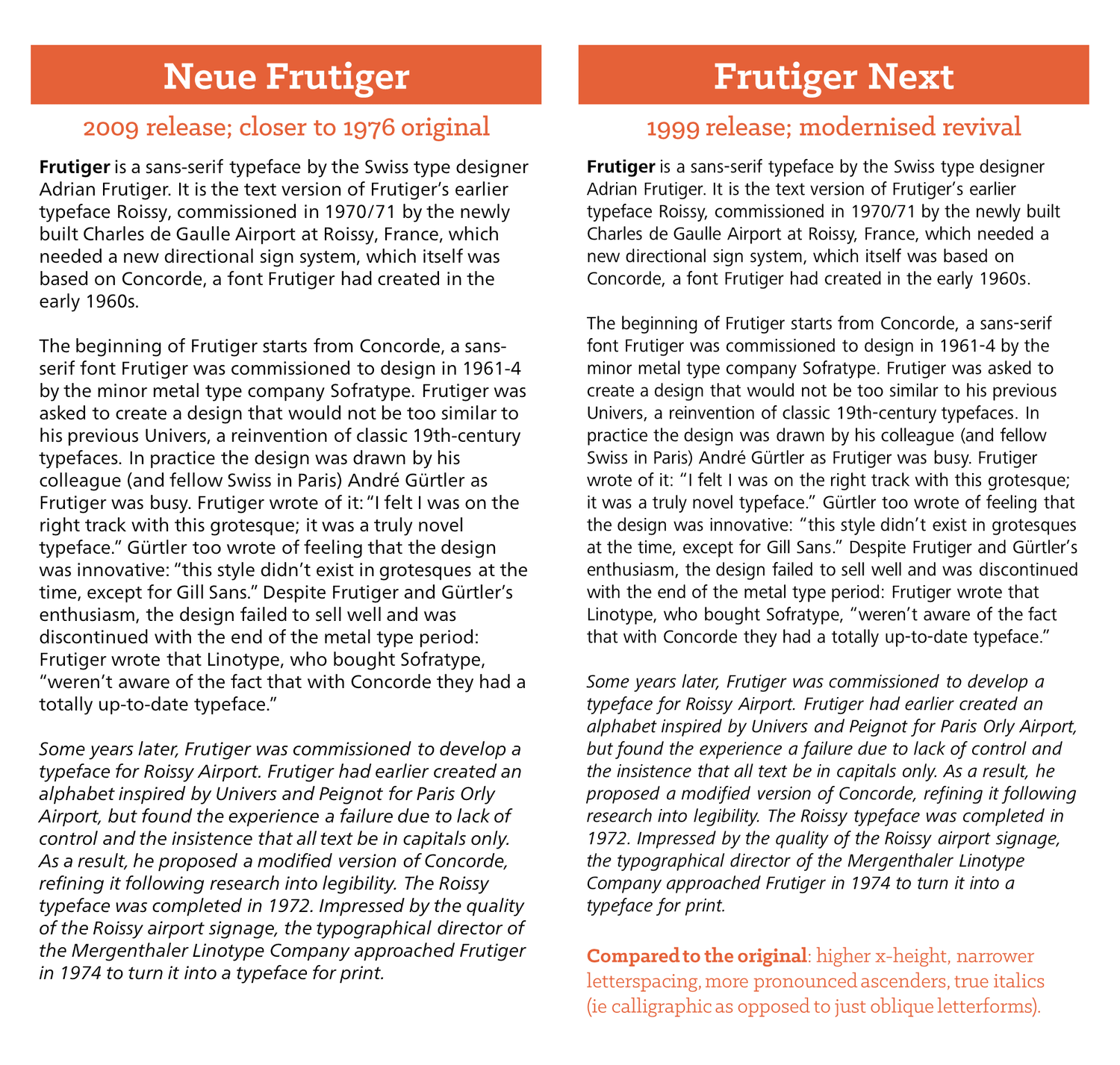 Frutiger alternatives — Insanity Works