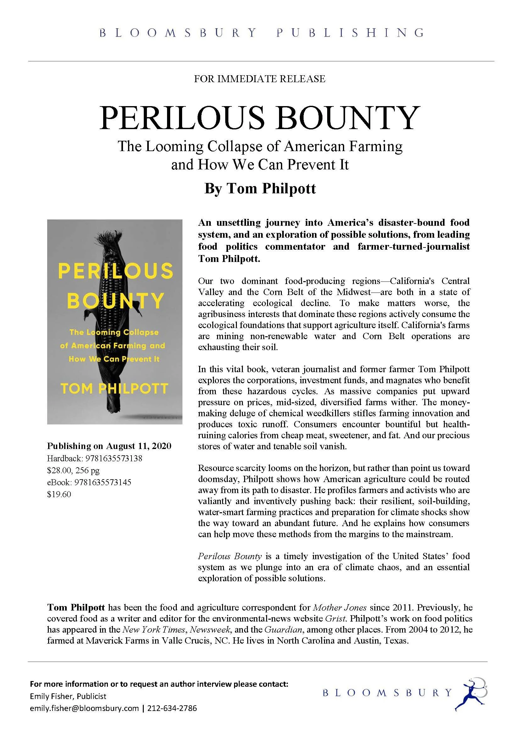 Mother Jones' Tom Philpott's New Book — The Nell Newman Foundation