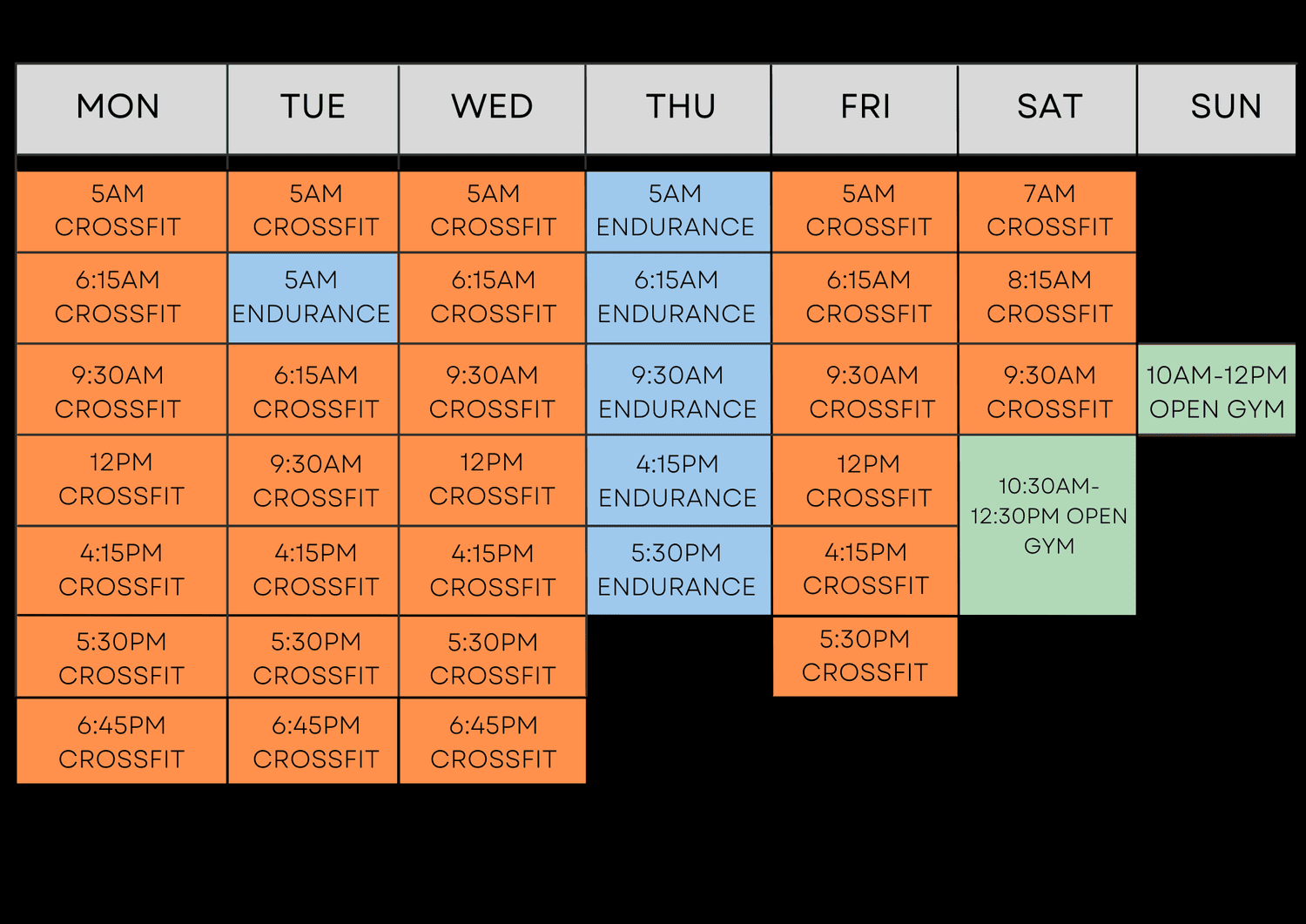Try a FREE CrossFit Class with us! View our class schedule, as well as ...