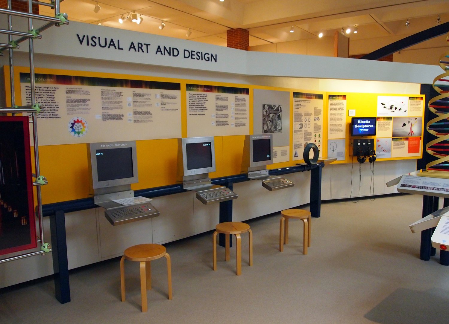 Midland Center for the Arts, Hall of Ideas, Interpretive Graphics ...