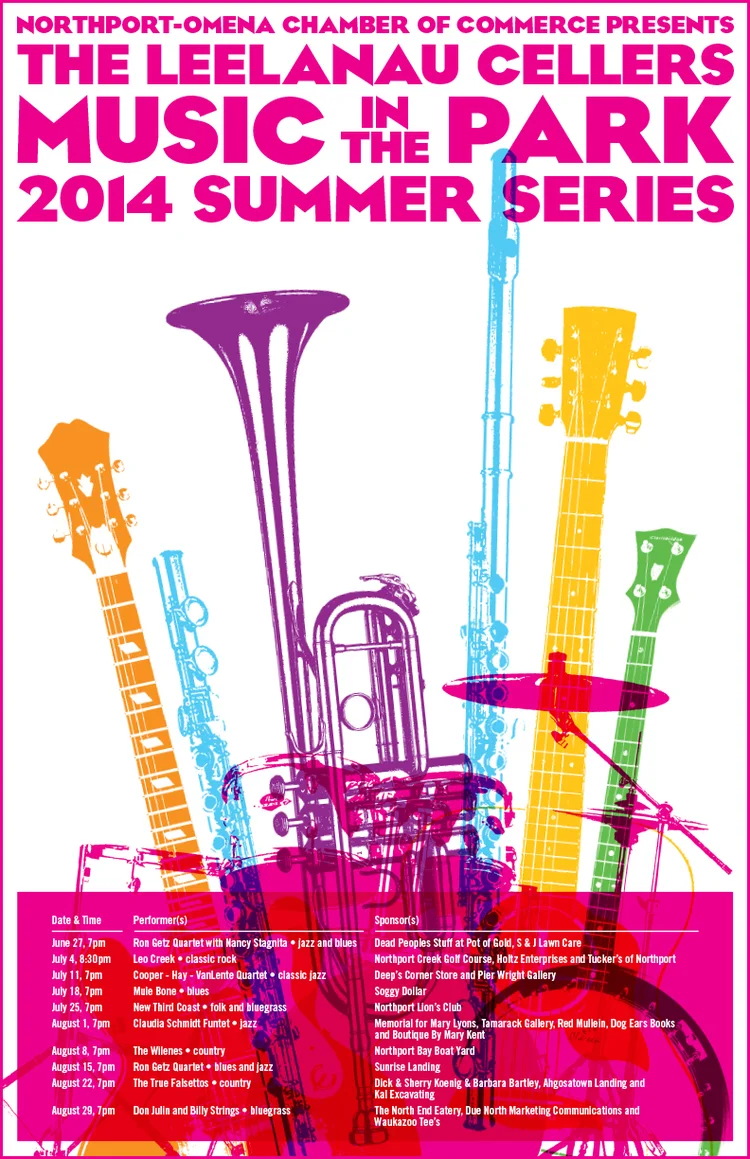 Music in the Park — Gene Ullery-Smith, Graphic Designer