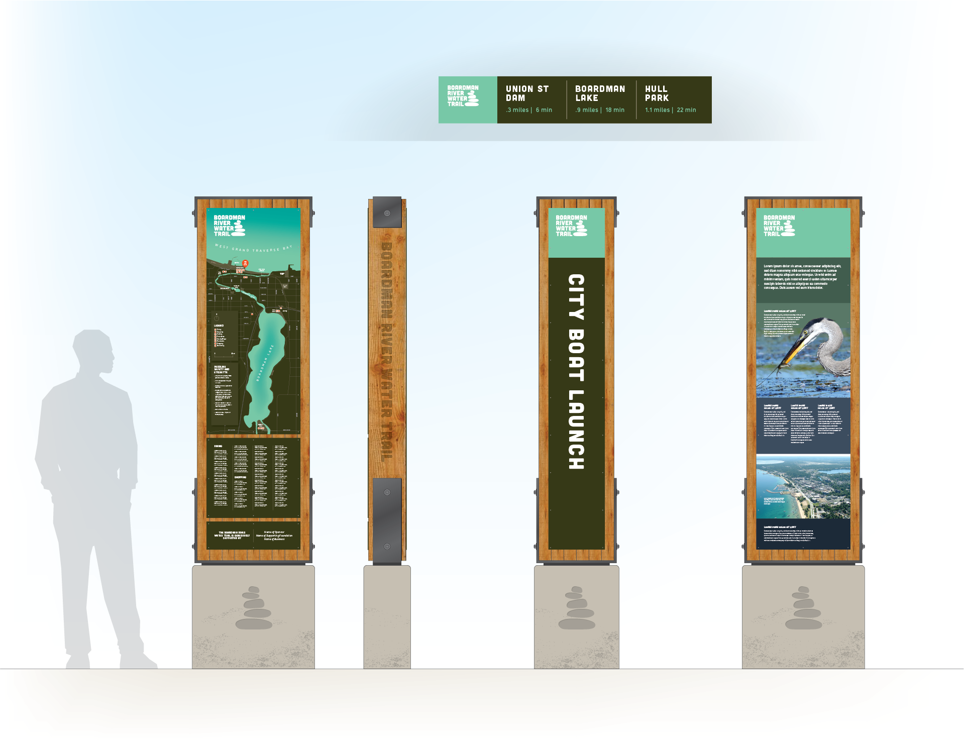 Boardman River Water Trail — Gene Ullery-Smith, Graphic Designer