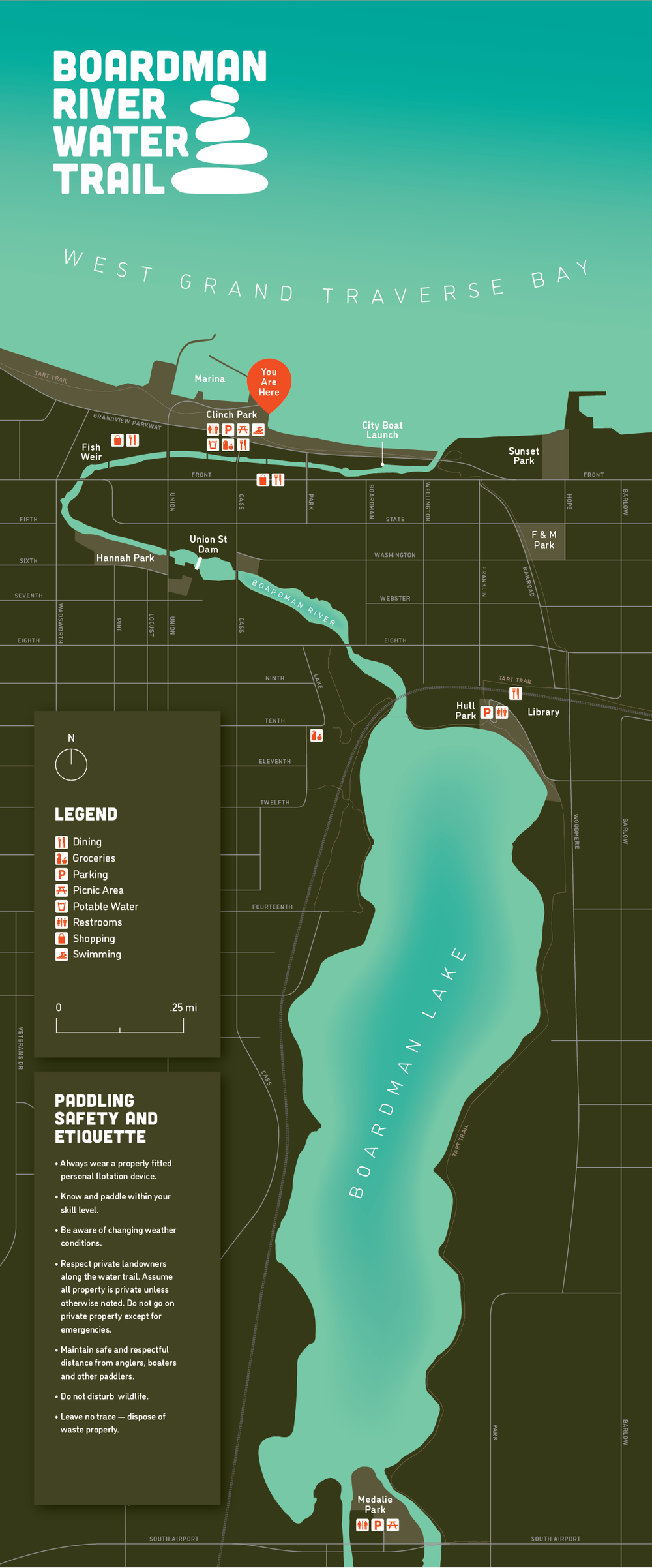 Boardman River Water Trail — Gene Ullery-Smith, Graphic Designer