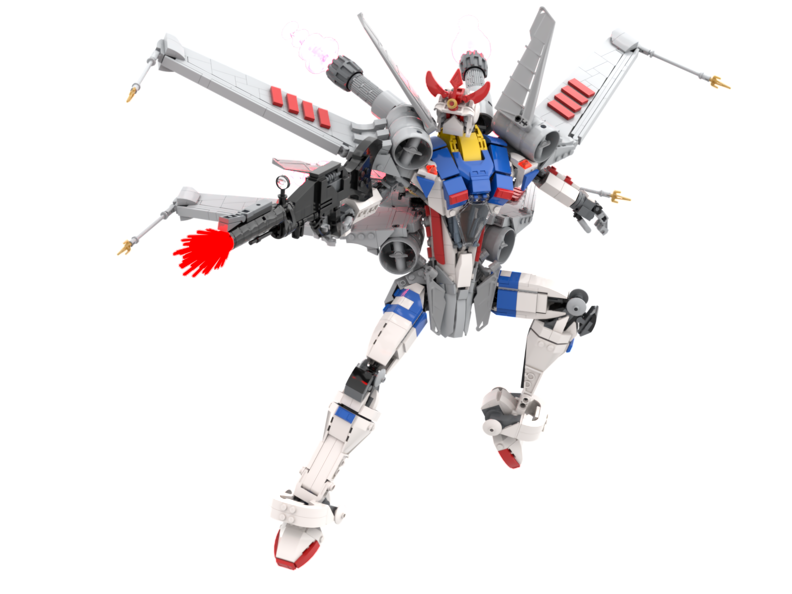Gundam Wing X-0: Fusion From a LEGO Galaxy Far Far Away - BrickNerd ...