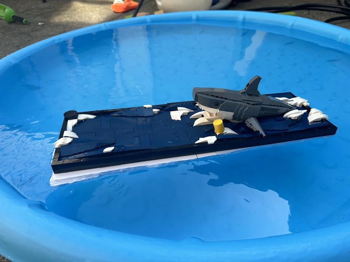 Will It Float? Testing the Buoyancy of the LEGO Ideas Jaws Boat ...