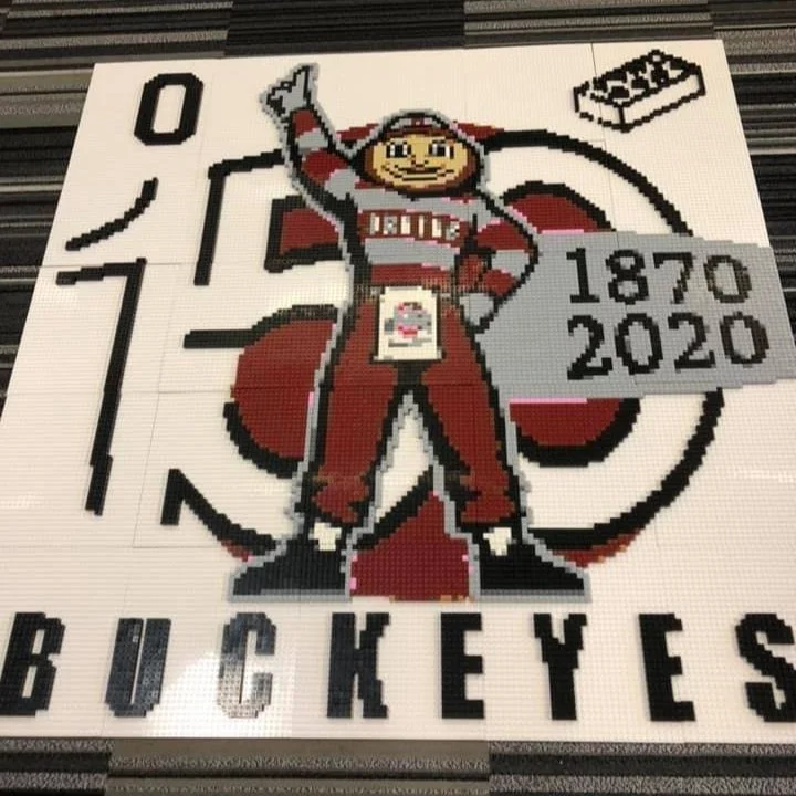 Building Brutus Buckeye: OSU’s LEGO Mosaic Mascot - BrickNerd - All ...