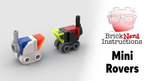 Instructions to Build LEGO Classic Space Mini Rovers - BrickNerd - All ...