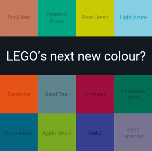 Expanding the Palette: Options For The Next LEGO Color - BrickNerd ...