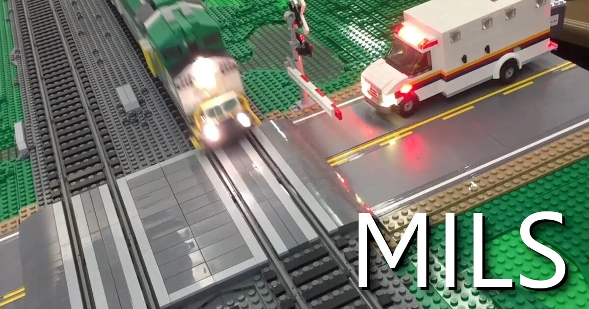 How To Modularize Your LEGO Train Layout with MILS - BrickNerd - All ...