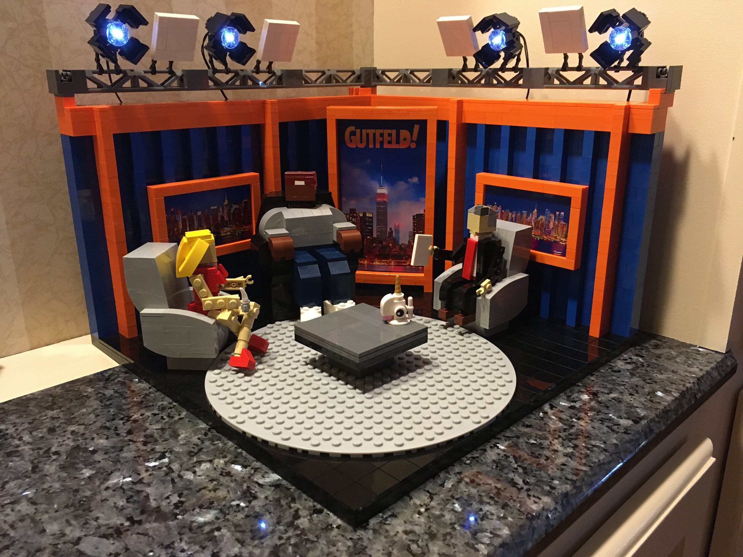 Going with Your Gut: How I Got My MOC of a Talk Show on TV! - BrickNerd ...