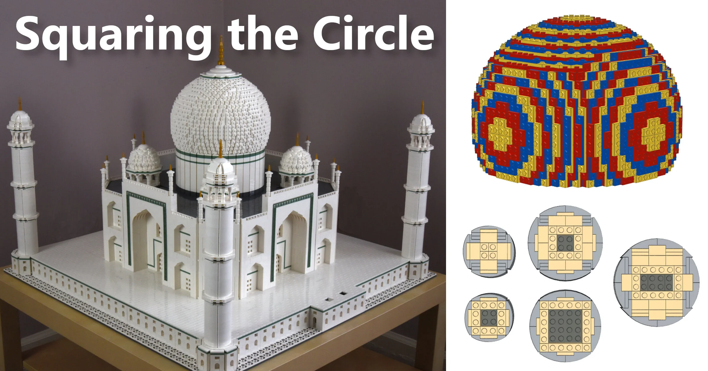 Squaring the Circle: Building Round Shapes Using LEGO - BrickNerd - All ...