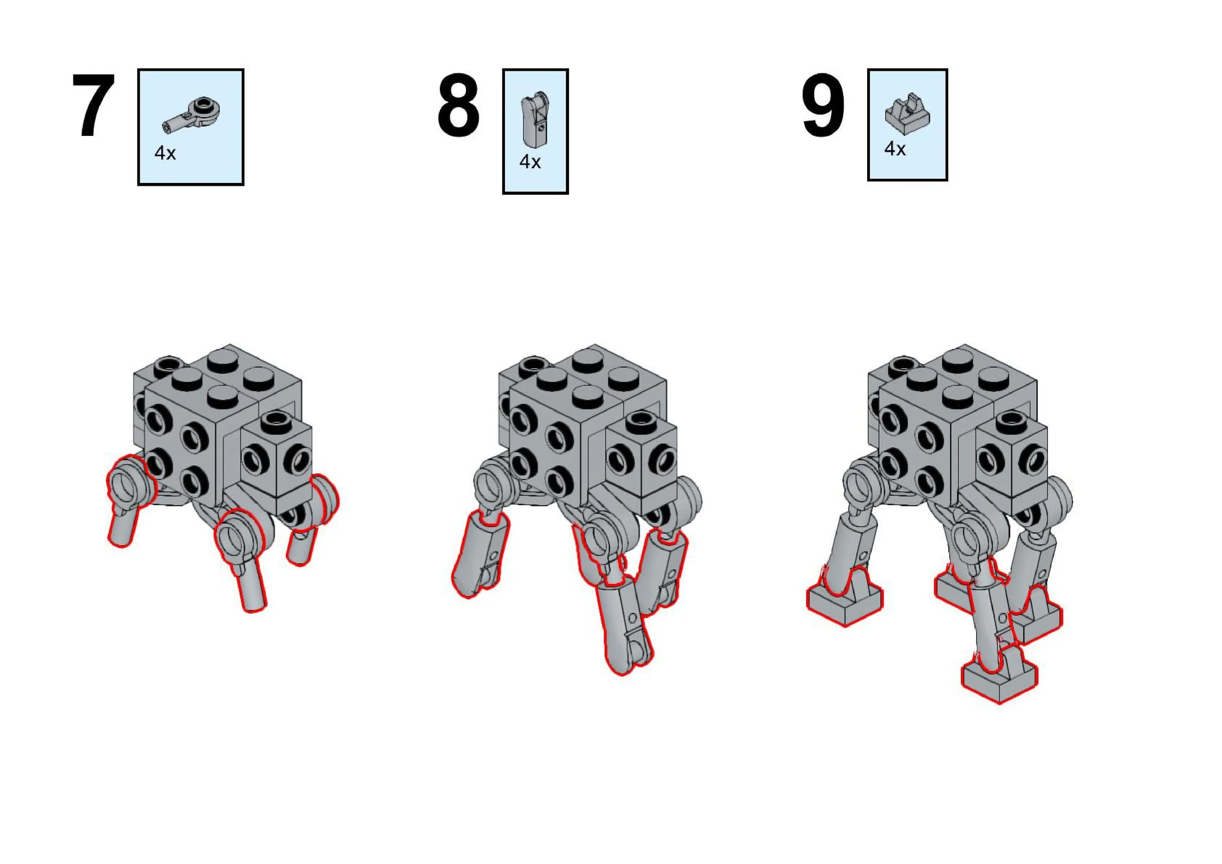 Instructions to Build a Mini LEGO AT-AT - BrickNerd - All things LEGO ...