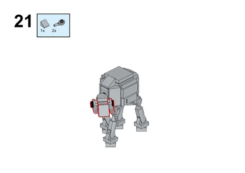 Instructions to Build a Mini LEGO AT-AT - BrickNerd - All things LEGO ...