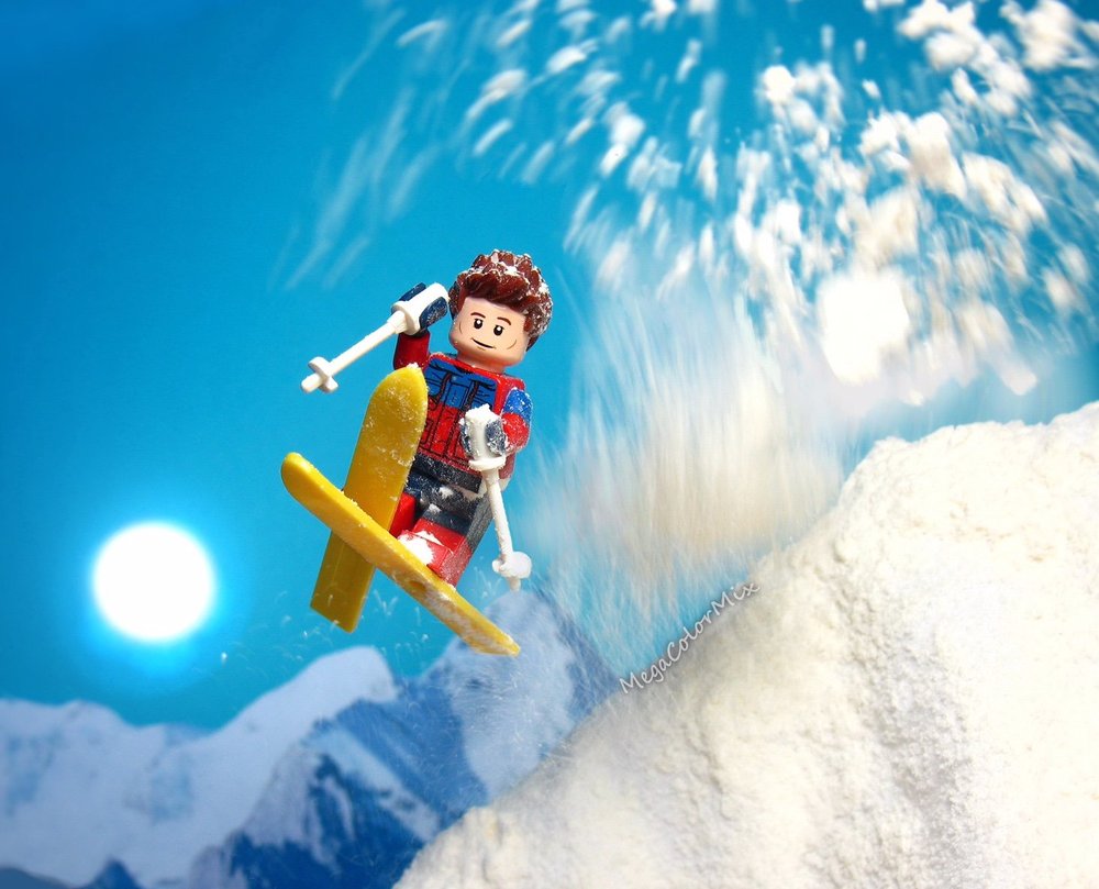 Minifigs In Action! Creating a Skiing Scene - BrickNerd - All things ...