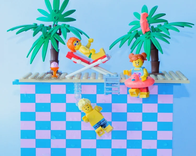 Summer Bubbles: Taking Your LEGO Minifigures for a Swim - BrickNerd ...