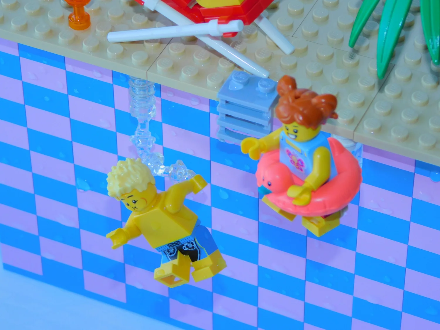 Summer Bubbles: Taking Your LEGO Minifigures for a Swim - BrickNerd ...