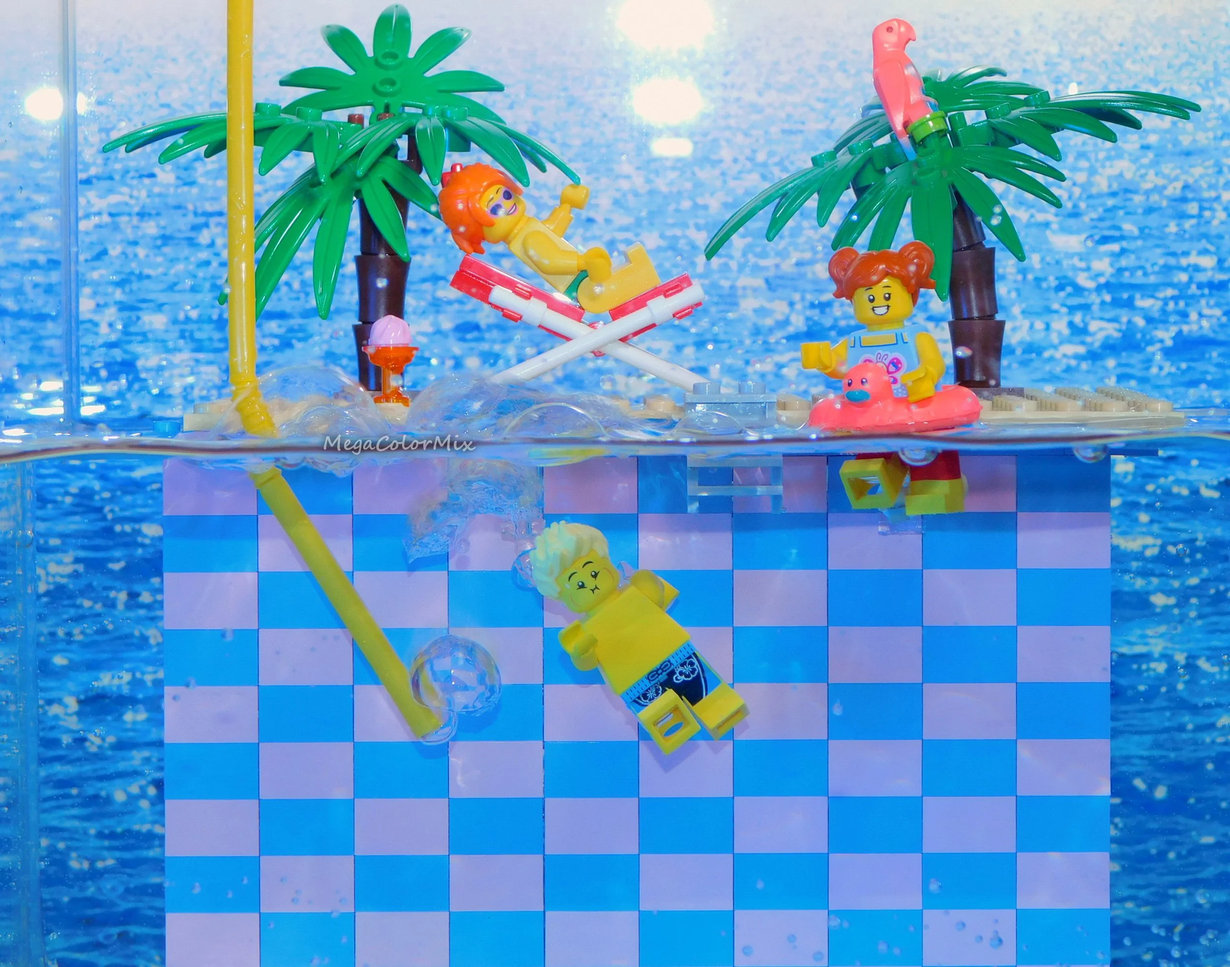 Summer Bubbles: Taking Your LEGO Minifigures for a Swim - BrickNerd ...