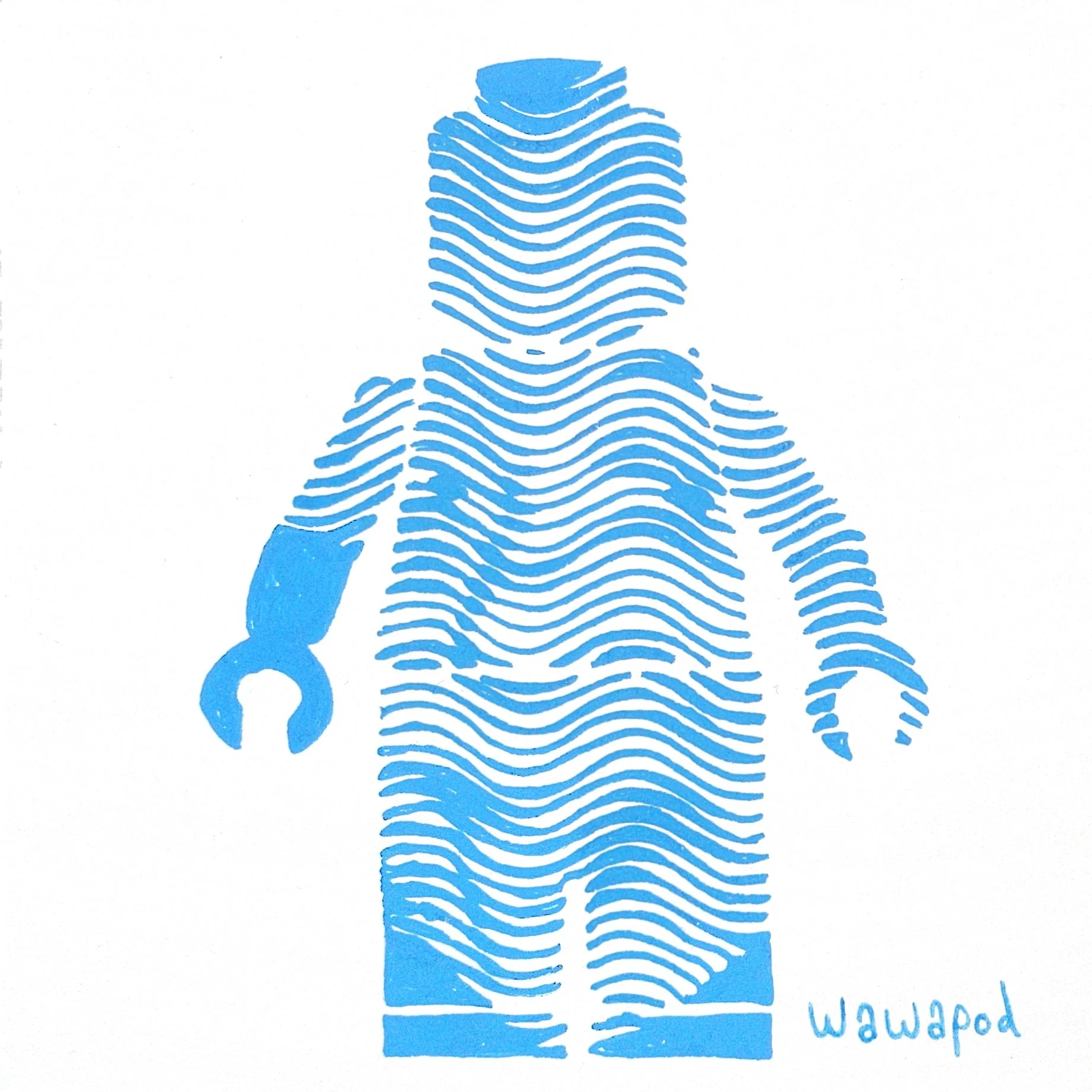 LEGO Pop Art in Paris: The Modern Minifgures of Wawapod - BrickNerd ...