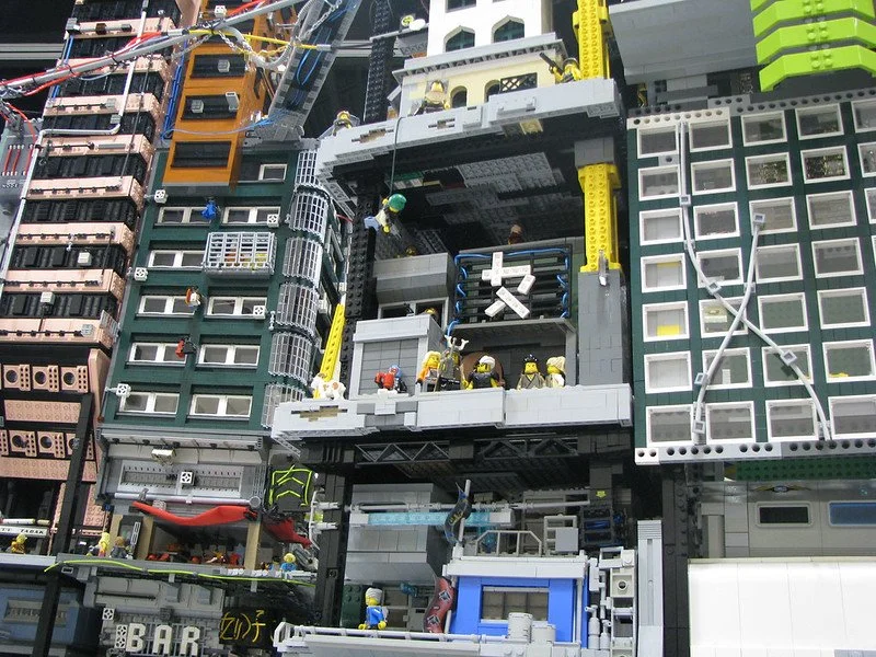 The Story of New Hashima: How The Colossal LEGO Cyberpunk City Came To ...