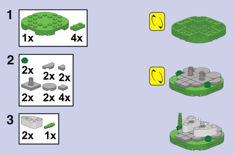 Instructions to Build a Microscale LEGO Castle - BrickNerd - All things ...