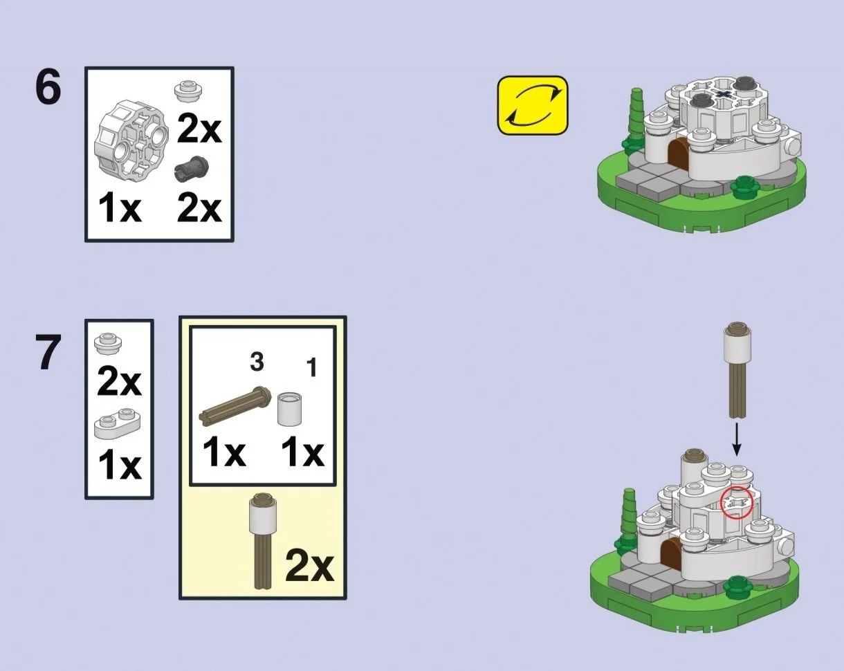 Instructions to Build a Microscale LEGO Castle - BrickNerd - All things ...