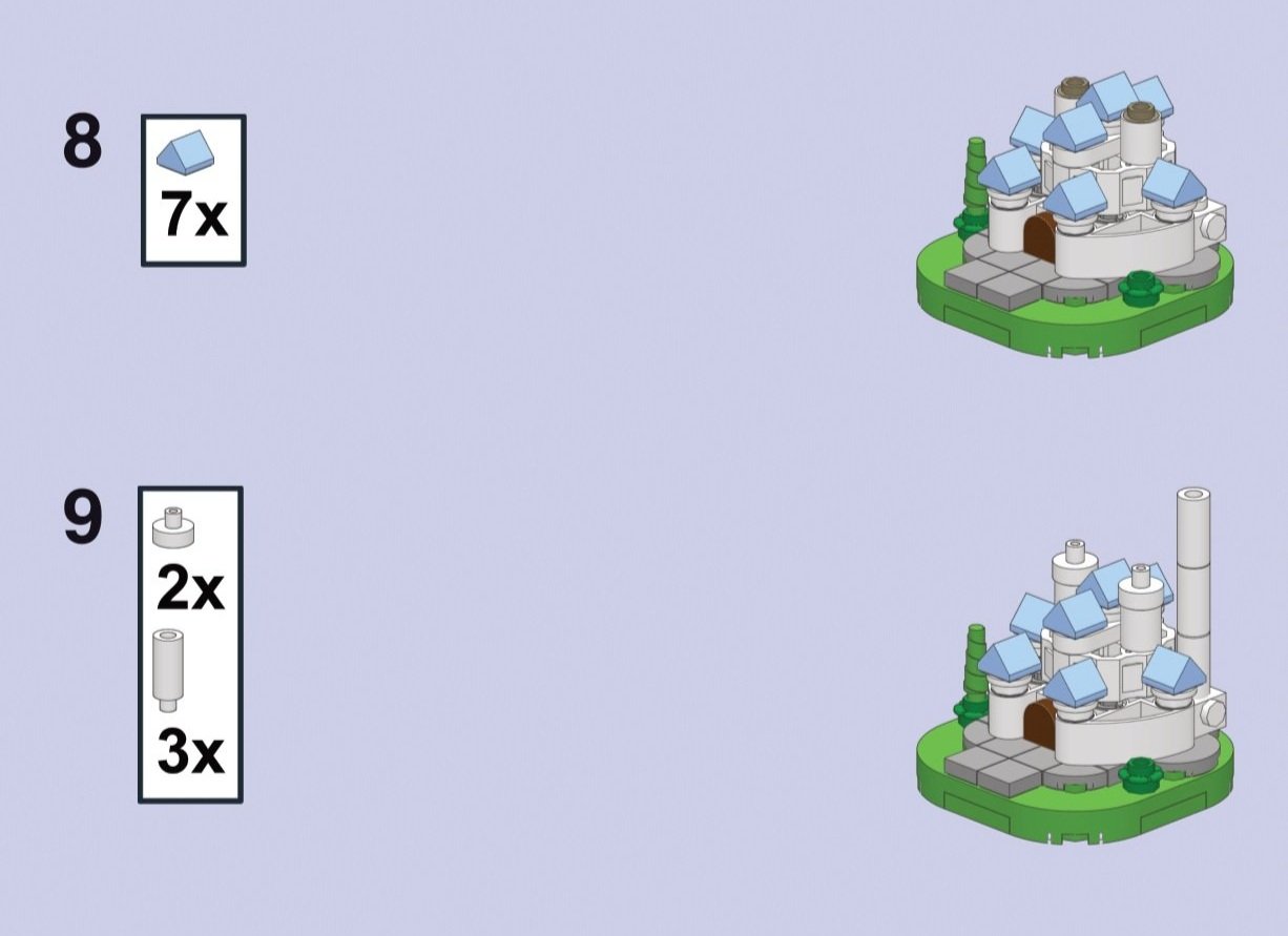 Instructions to Build a Microscale LEGO Castle - BrickNerd - All things ...