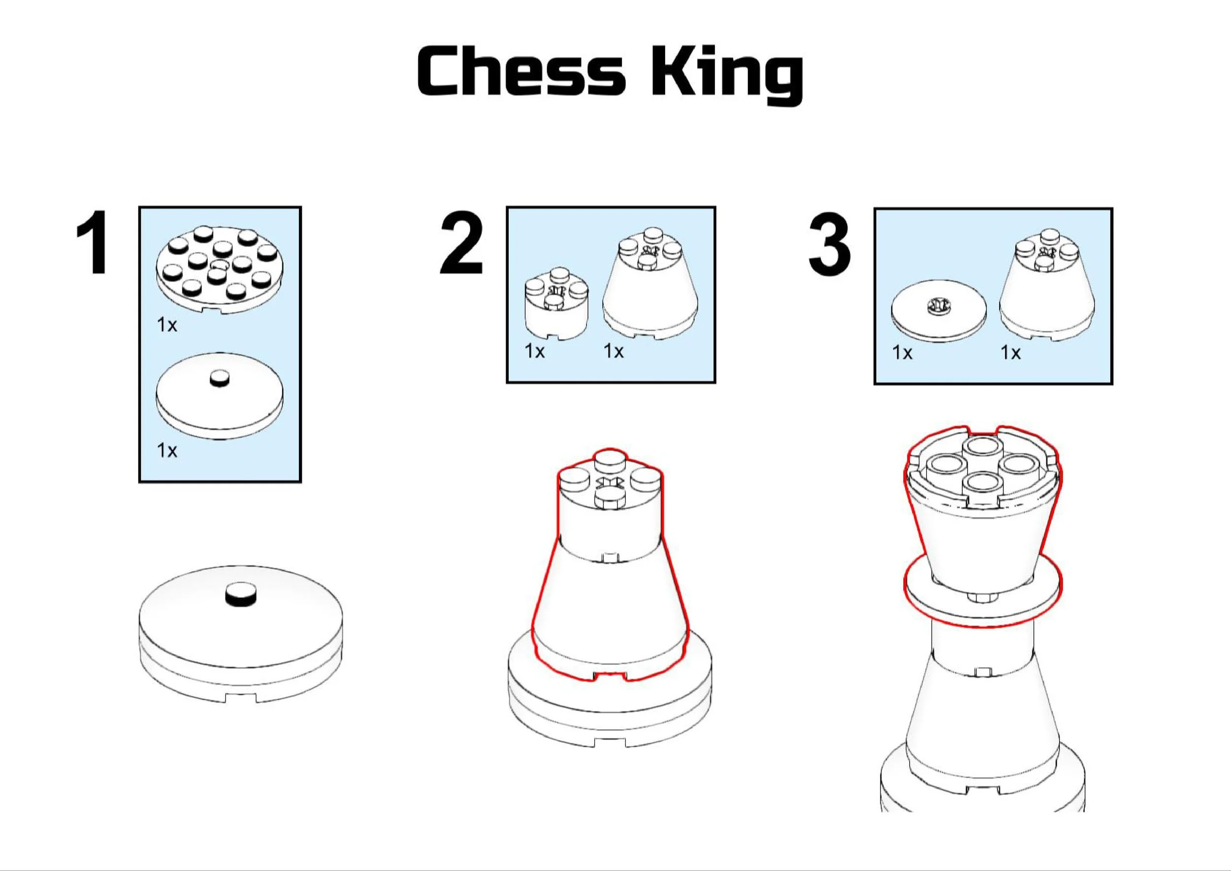 The Queen's Gambit: Instructions to Build a LEGO Chess Set - BrickNerd ...