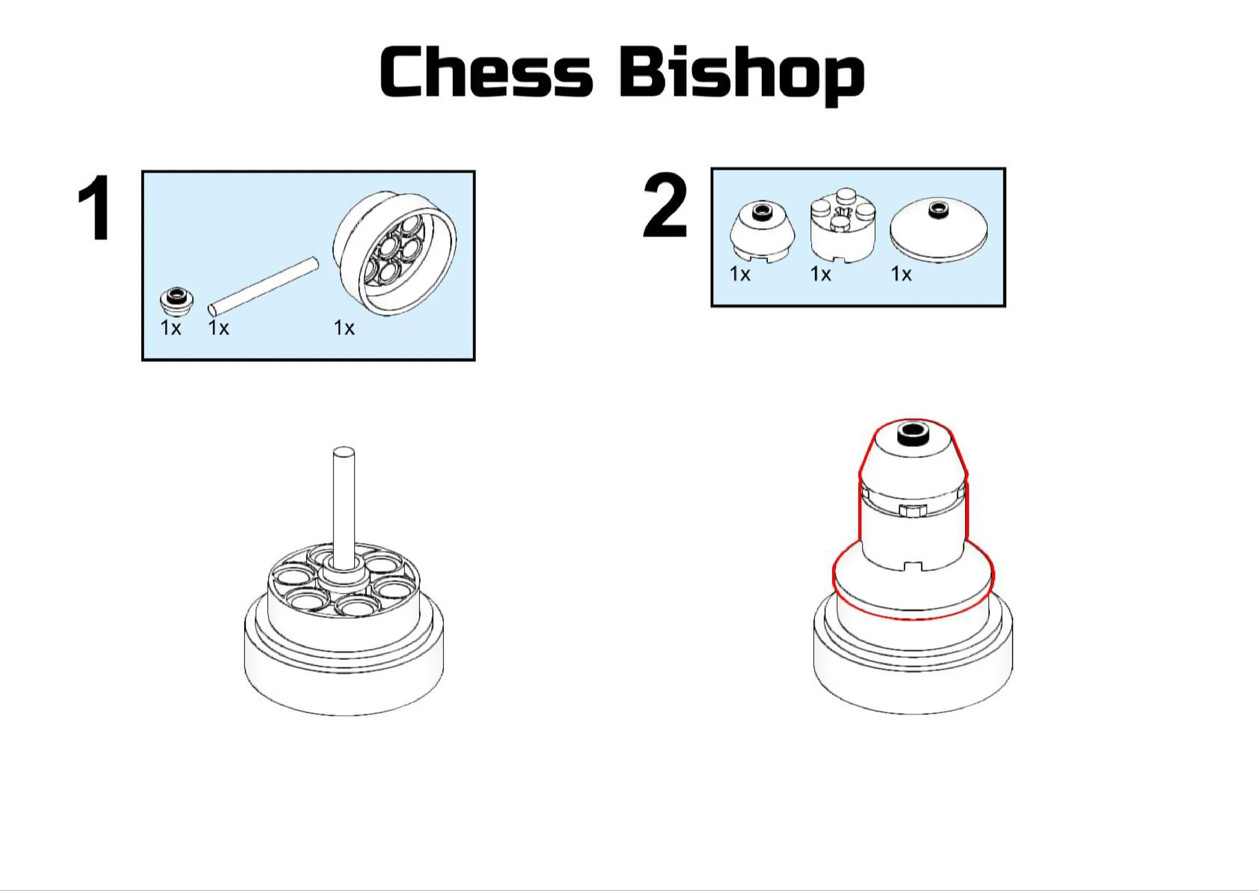 The Queen's Gambit: Instructions to Build a LEGO Chess Set - BrickNerd ...