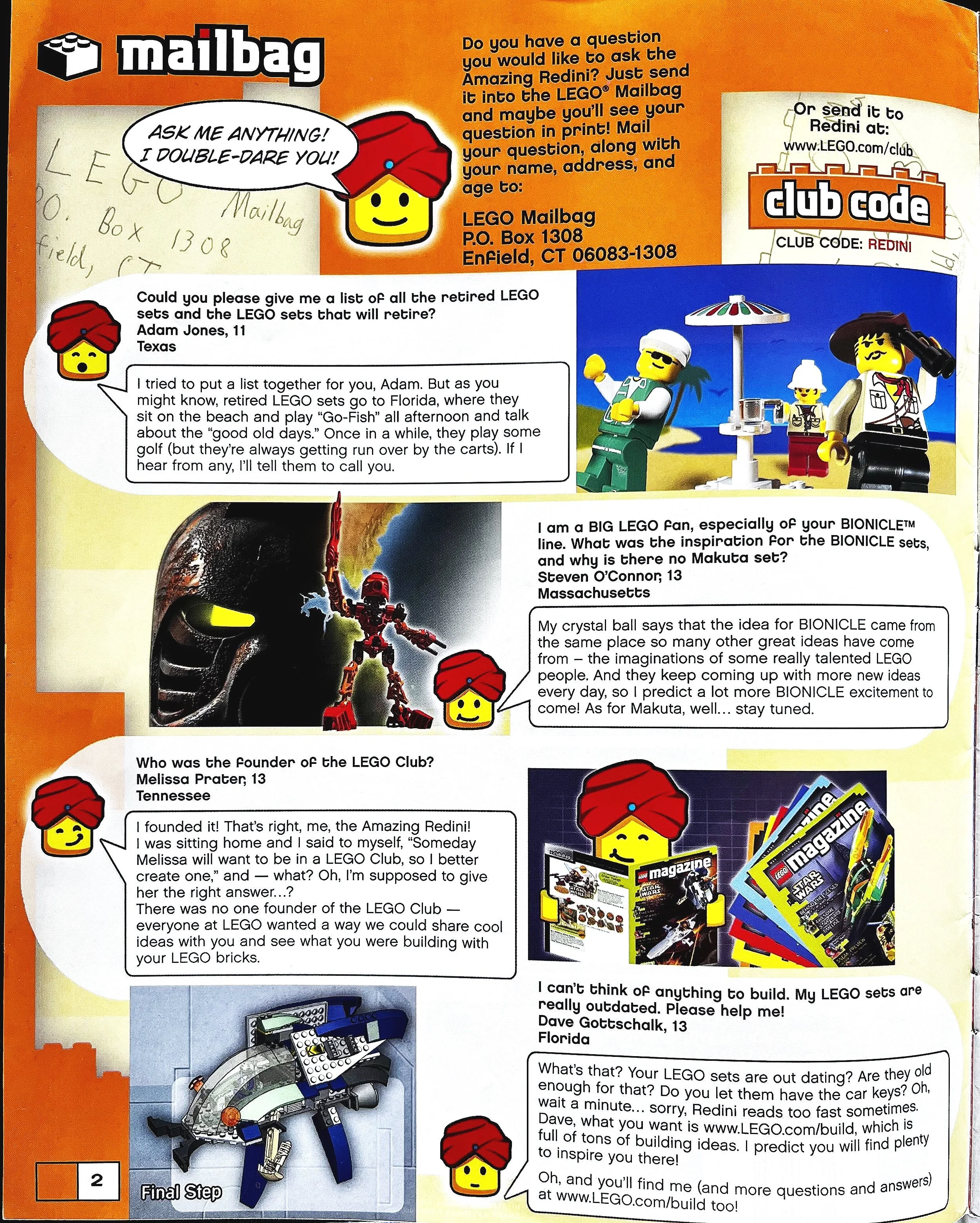 Where Did LEGO Fan Mail Go? Remembering The Amazing Redini - BrickNerd ...