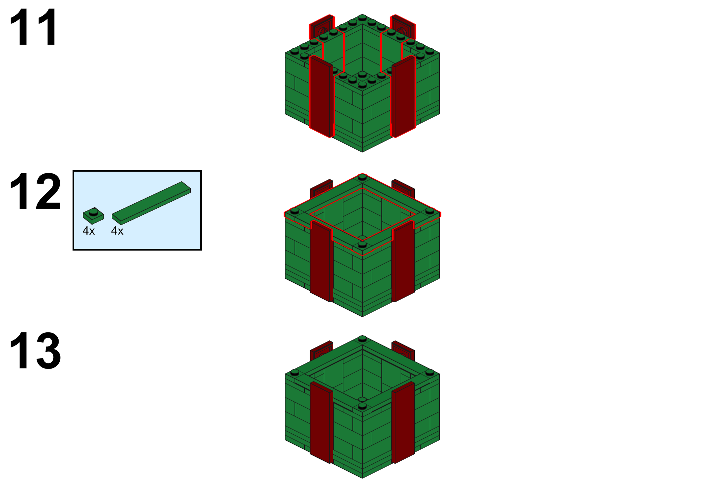 Instructions to Build a LEGO Gift Box - BrickNerd - All things LEGO and ...