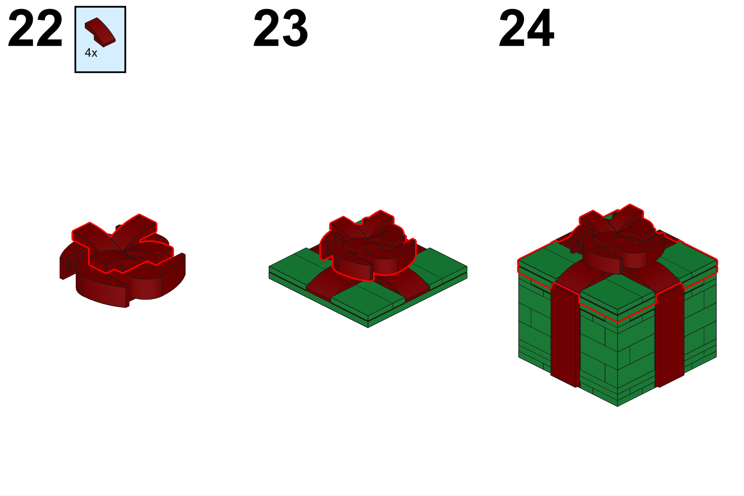 Instructions to Build a LEGO Gift Box - BrickNerd - All things LEGO and ...