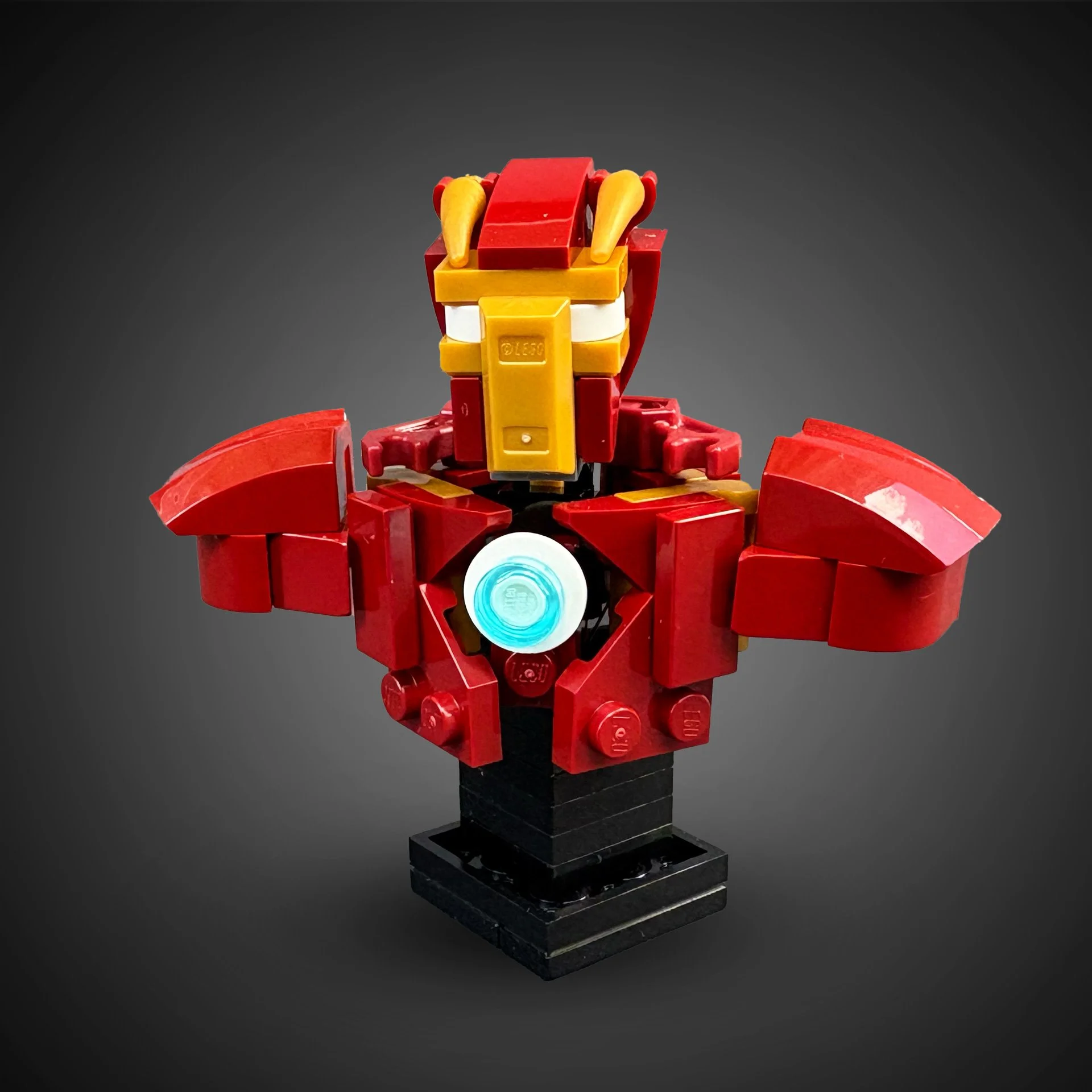 Instructions to Build a Mini Iron Man Bust - BrickNerd - All things ...