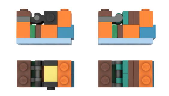 LEGO SNOT: Hinge Techniques and Element Design - BrickNerd - All things ...
