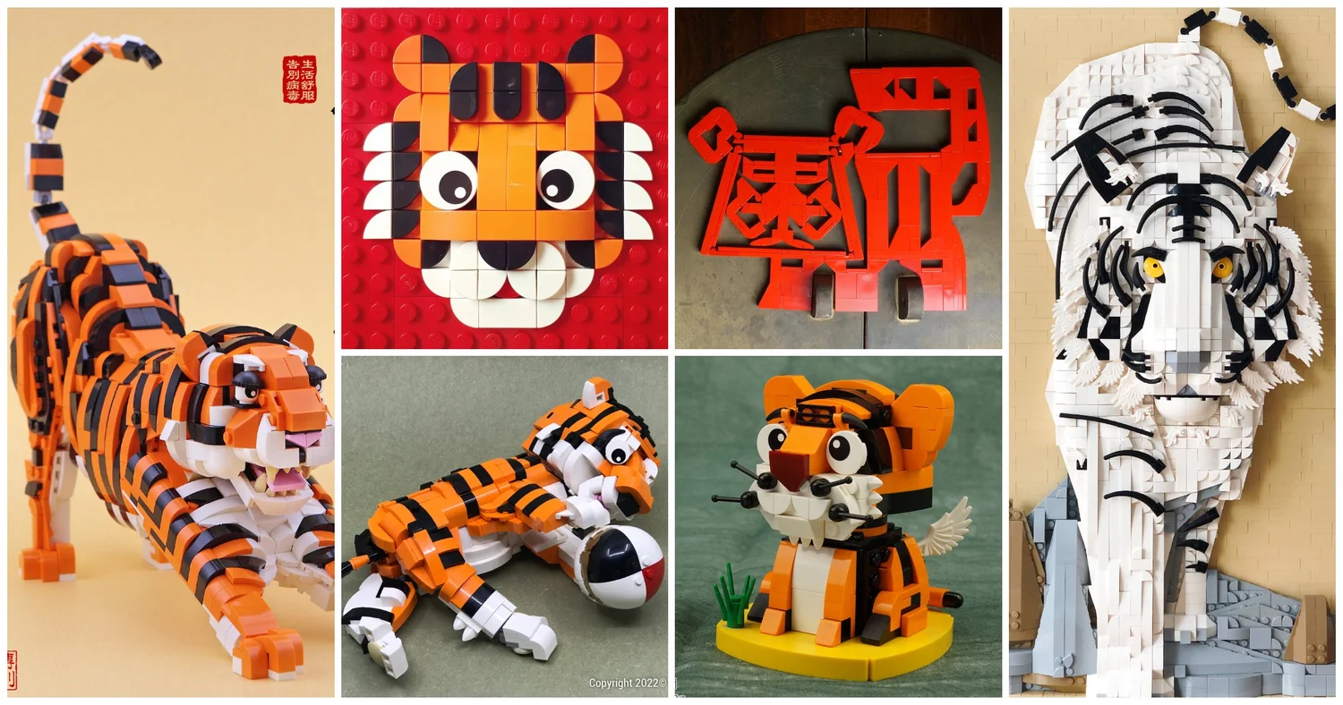 An Ambush of LEGO Tigers to Welcome the Lunar New Year - BrickNerd ...