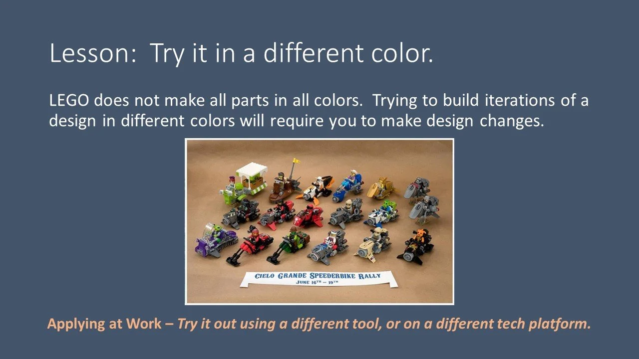 LEGO at Work: Applying MOC-Building Lessons in the Workplace ...