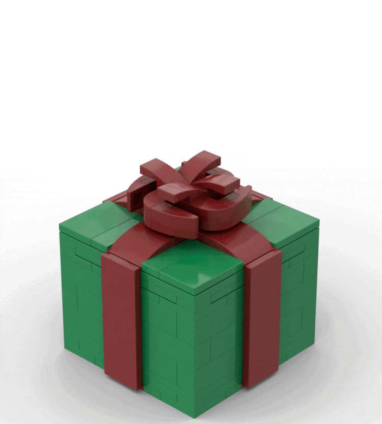 Instructions to Build a LEGO Gift Box - BrickNerd - All things LEGO and ...