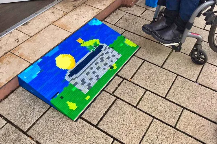 The German Grandma Creating LEGO Ramps to Access Buildings and ...