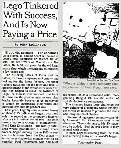 LEGO’s Financial History, Part 1: The Ides of March, 2000 to 2001 ...