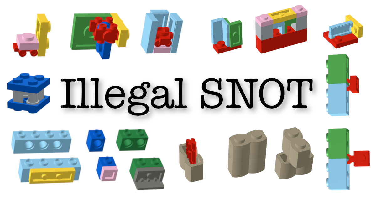LEGO SNOT: Illegal Techniques For Sideways Building - BrickNerd - All ...