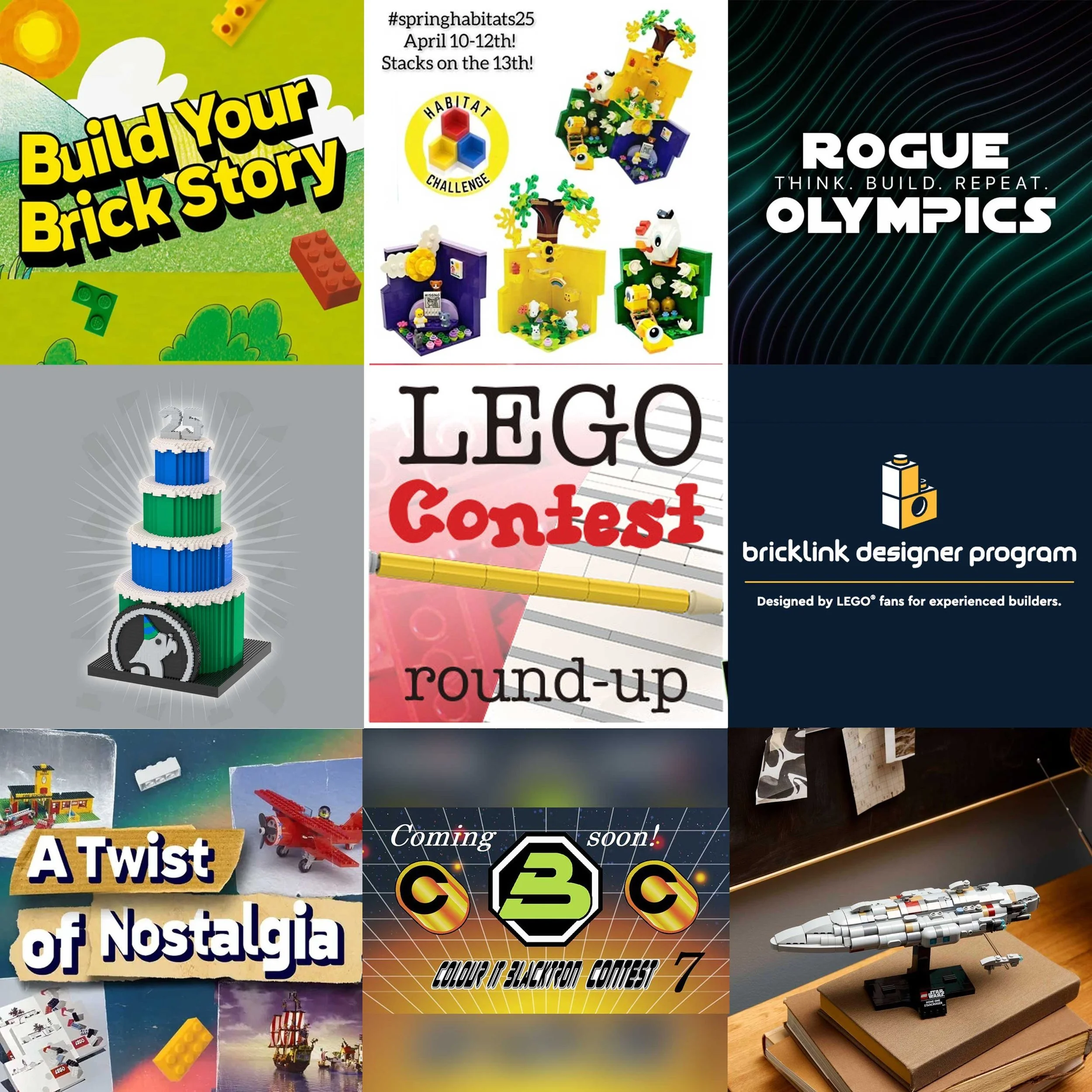 Squaring the Circle: Building Round Shapes Using LEGO - BrickNerd - All ...