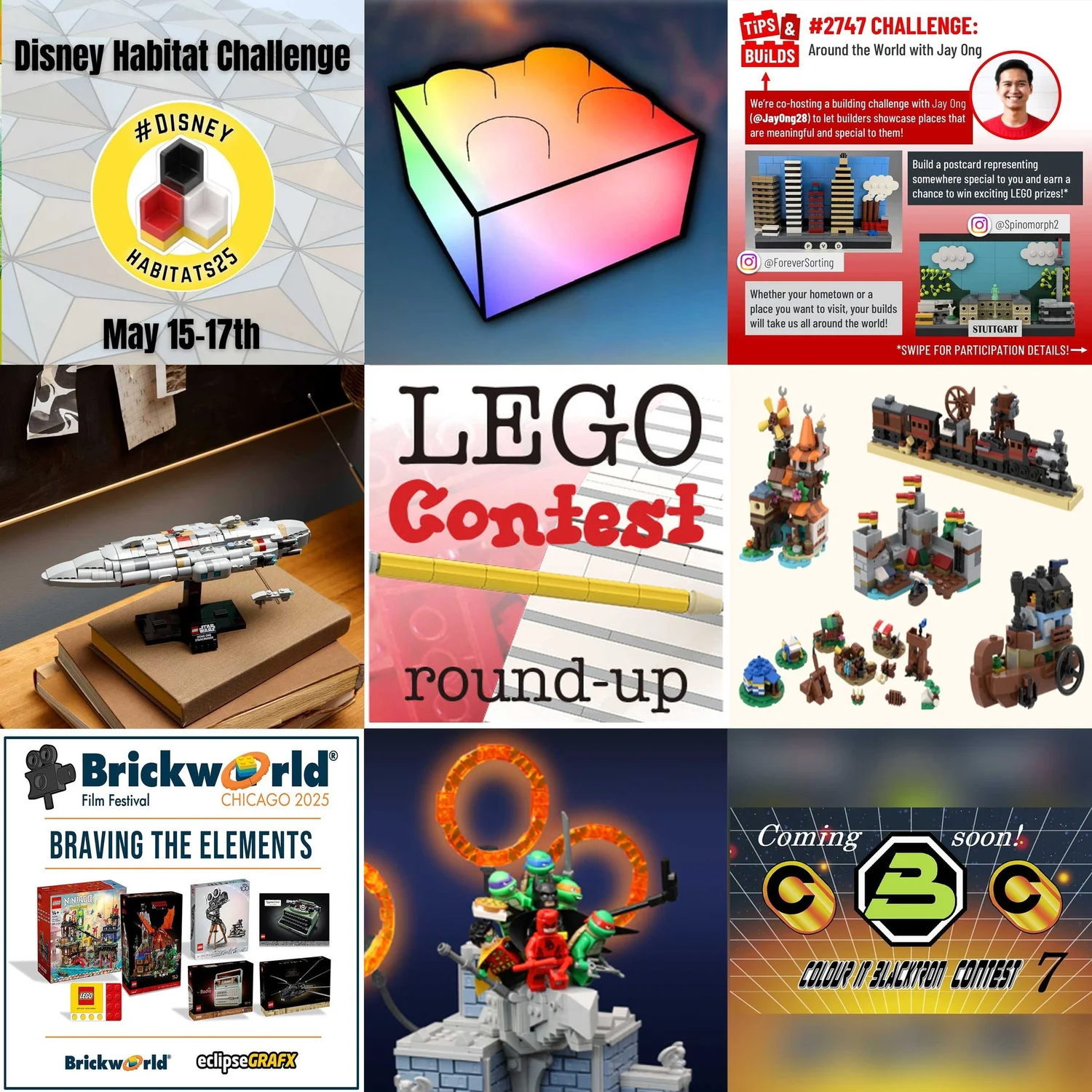 Squaring the Circle: Building Round Shapes Using LEGO - BrickNerd - All ...