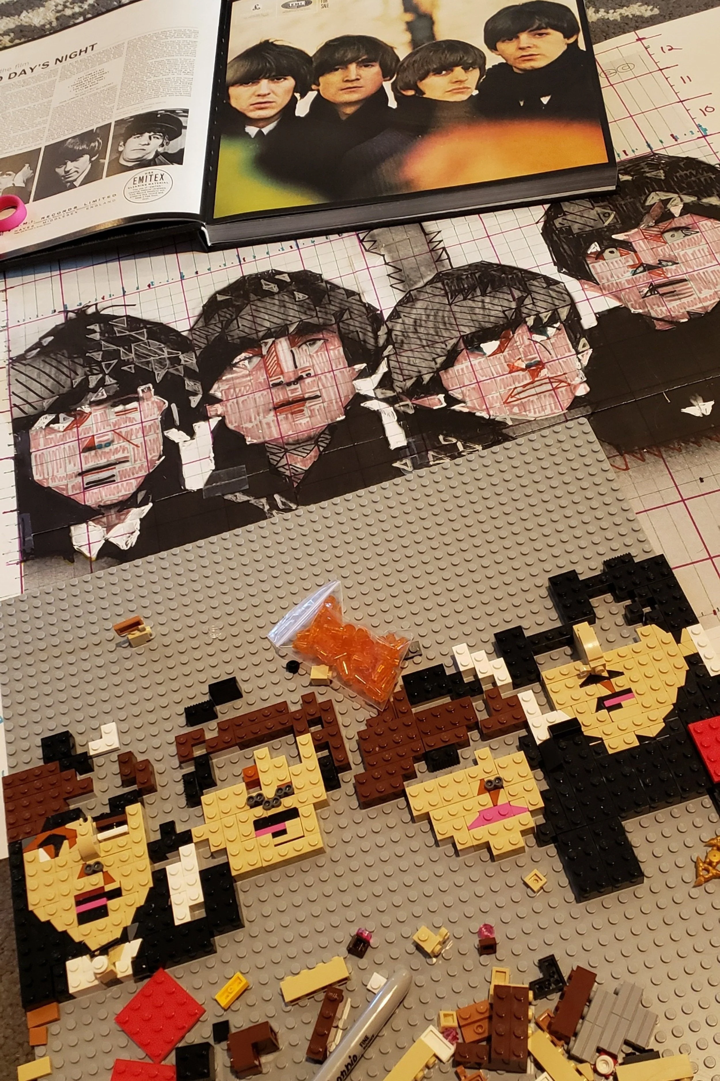 Beatlemania: LEGO Album Cover Edition, Part 2 - BrickNerd - All things ...