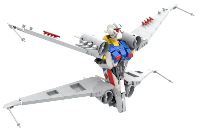 Gundam Wing X-0: Fusion From a LEGO Galaxy Far Far Away - BrickNerd ...